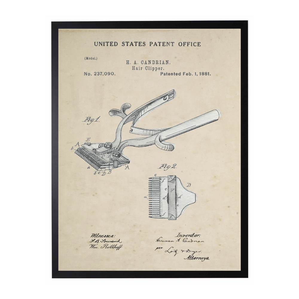 History of the Hair Clipper Patent – Timeless Patents